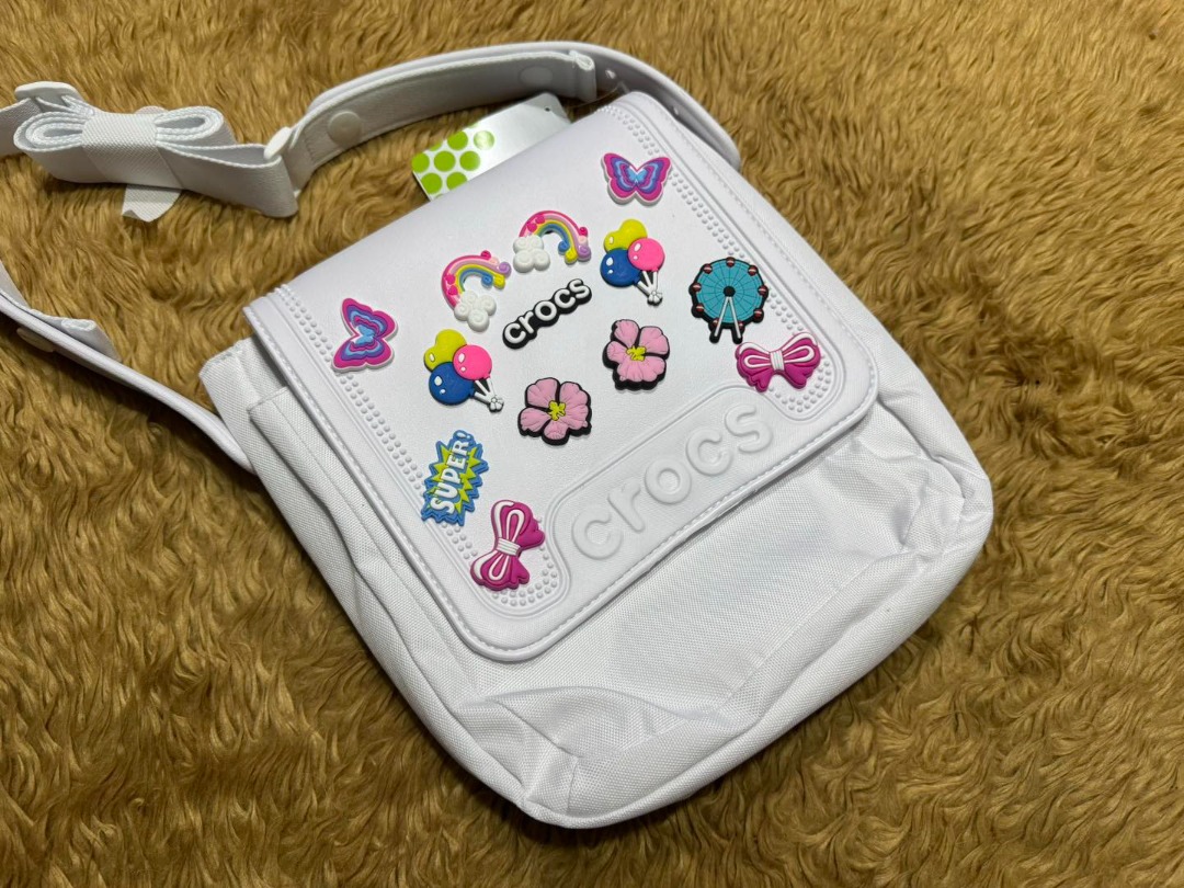 Crocs Body Bag (Jibbitz Included), Babies & Kids, Babies & Kids Fashion ...