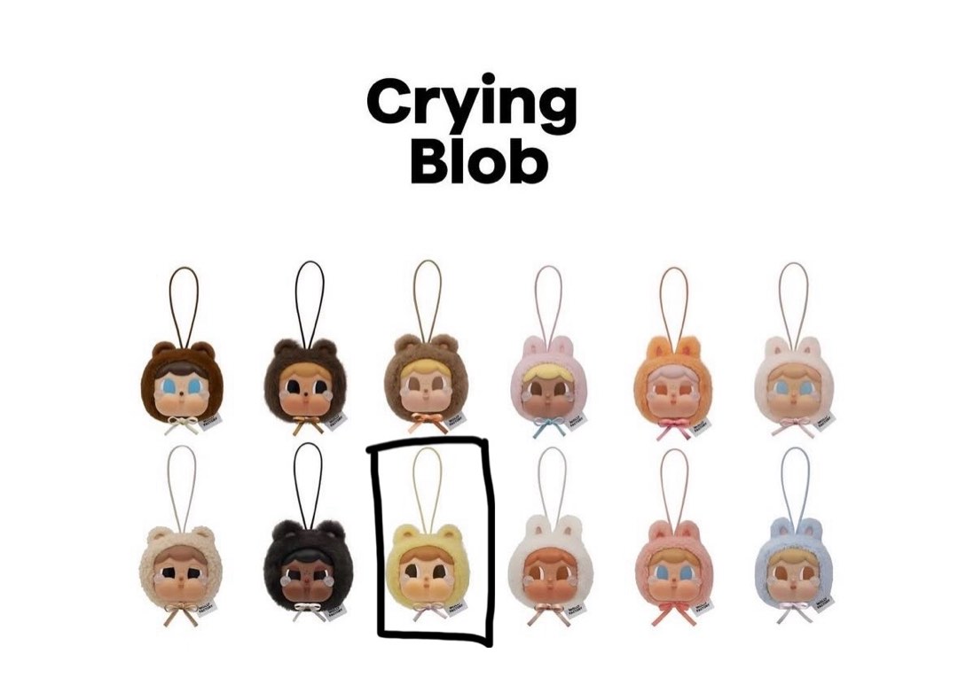 Crying blob cryteddy Molly Factory, Hobbies & Toys, Toys & Games on ...