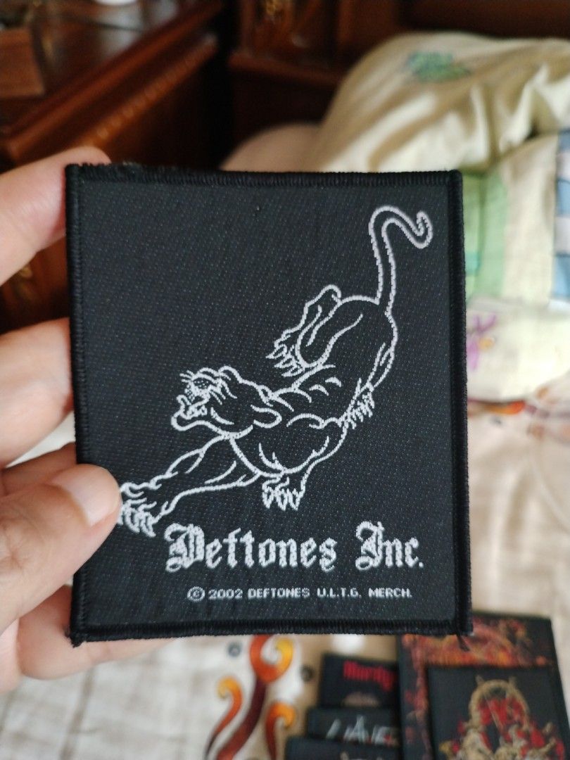 Deftones Patch Rare vintage 2002, Hobbies & Toys, Music & Media, Music ...