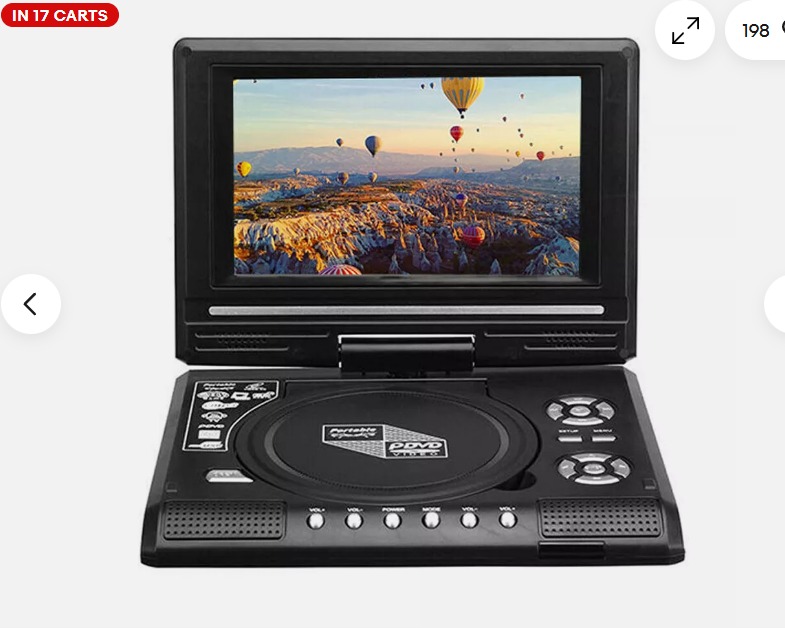 DGTEC 10.1" Portable DVD Player Dg-vj10pdp With Remote Control & Car ...