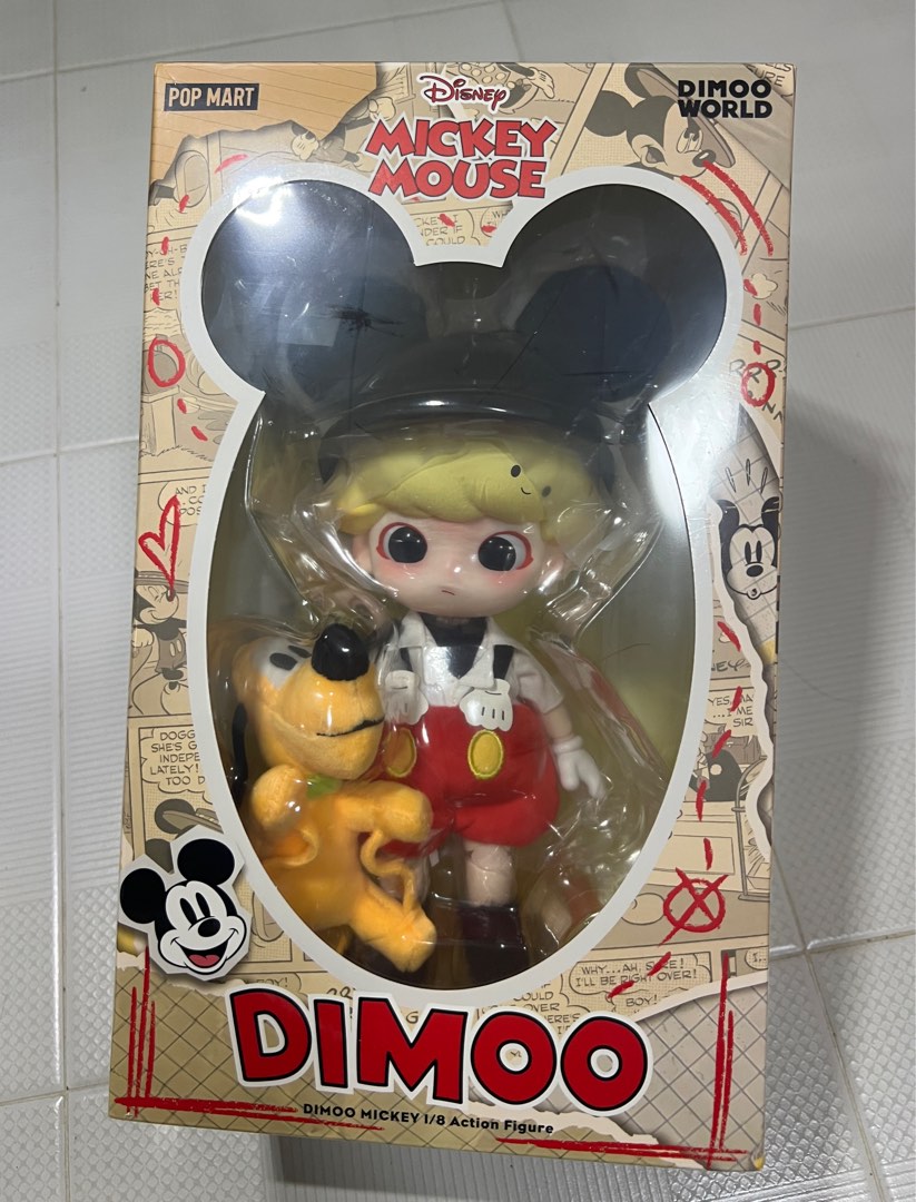 Dimoo World Disney Mickey Mouse 1/8 Action Figure, Hobbies & Toys ...