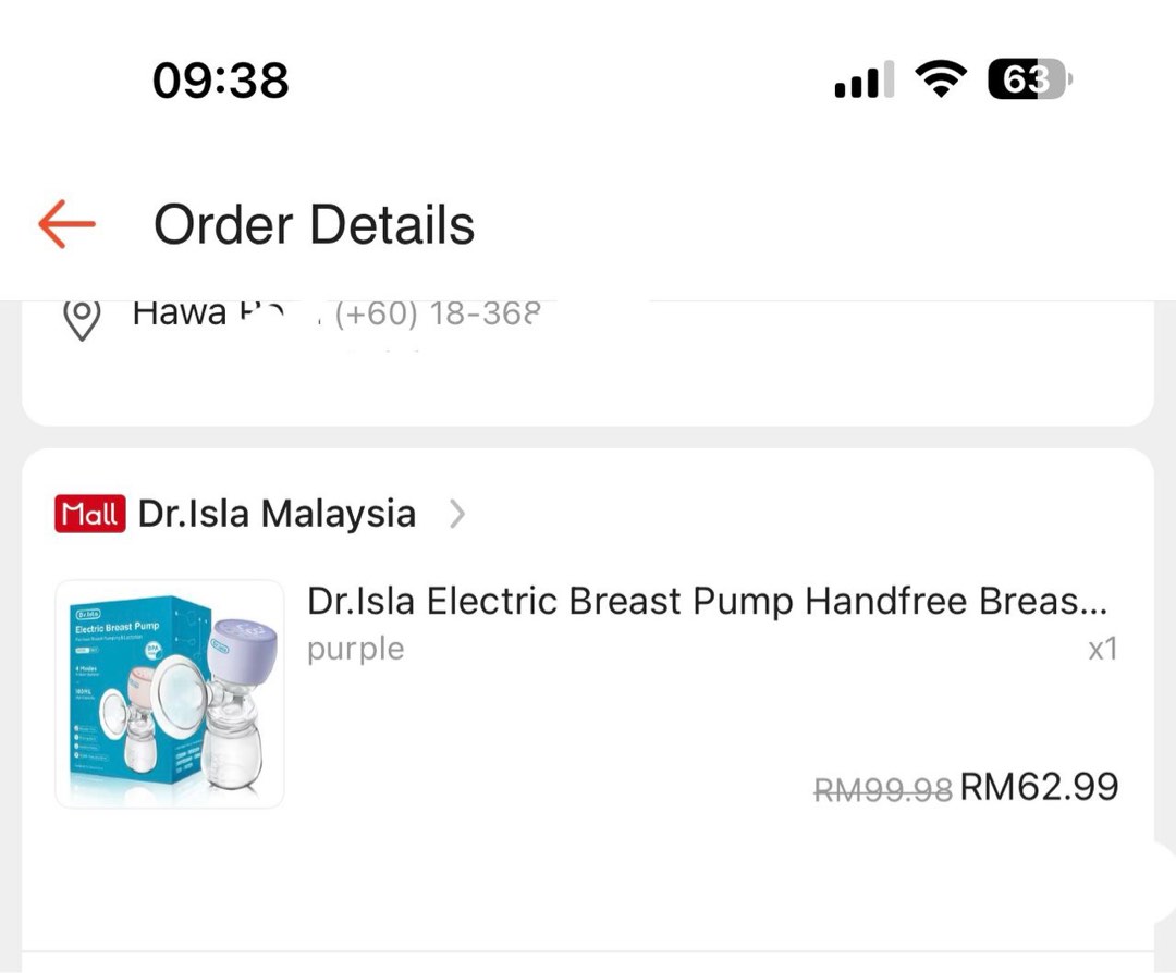 Dr Isla Breast Pump EB23, Babies & Kids, Nursing & Feeding ...
