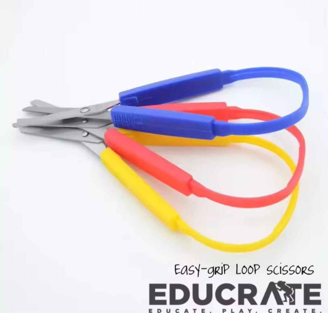 Educrate easy grip loop scissors, Hobbies & Toys, Stationary & Craft ...