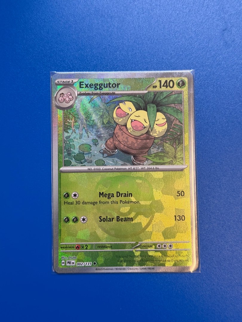 Exeggutor (Masterball) | Pokemon Prismatic Evolution, Hobbies & Toys ...