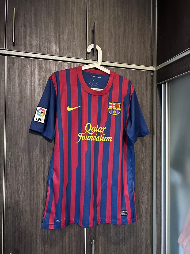 FC Barcelona Home Kit 2011-12, Men's Fashion, Activewear on Carousell
