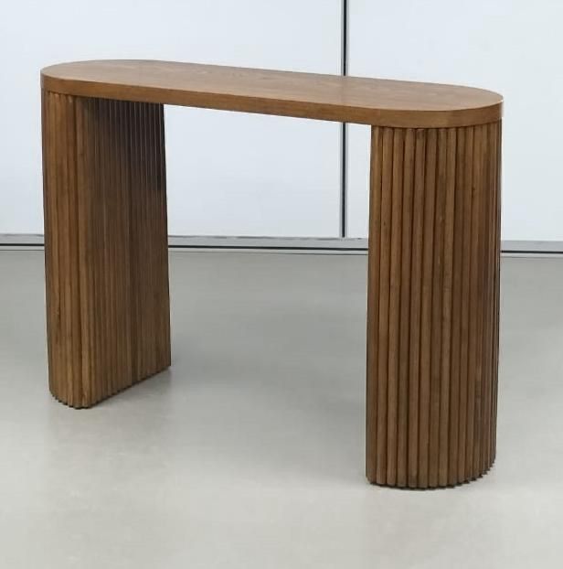 Fluted Console Table, Furniture & Home Living, Furniture, Shelves ...