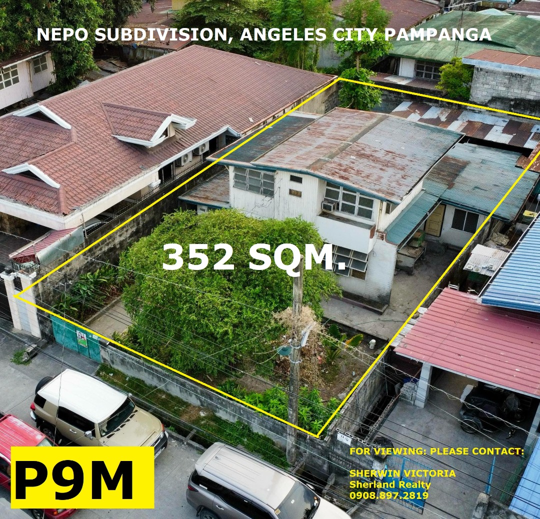 FOR SALE: 352 SQM. Lot with old house in Nepo Subdivision, Angeles City ...