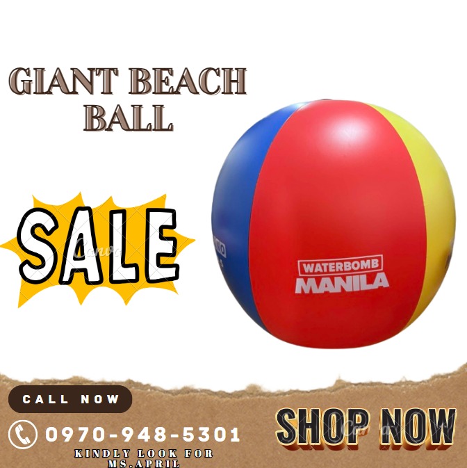 FOR SALE Giant Inflatable Beach Ball 5FT Rainbow Color Ball Huge Beach ...