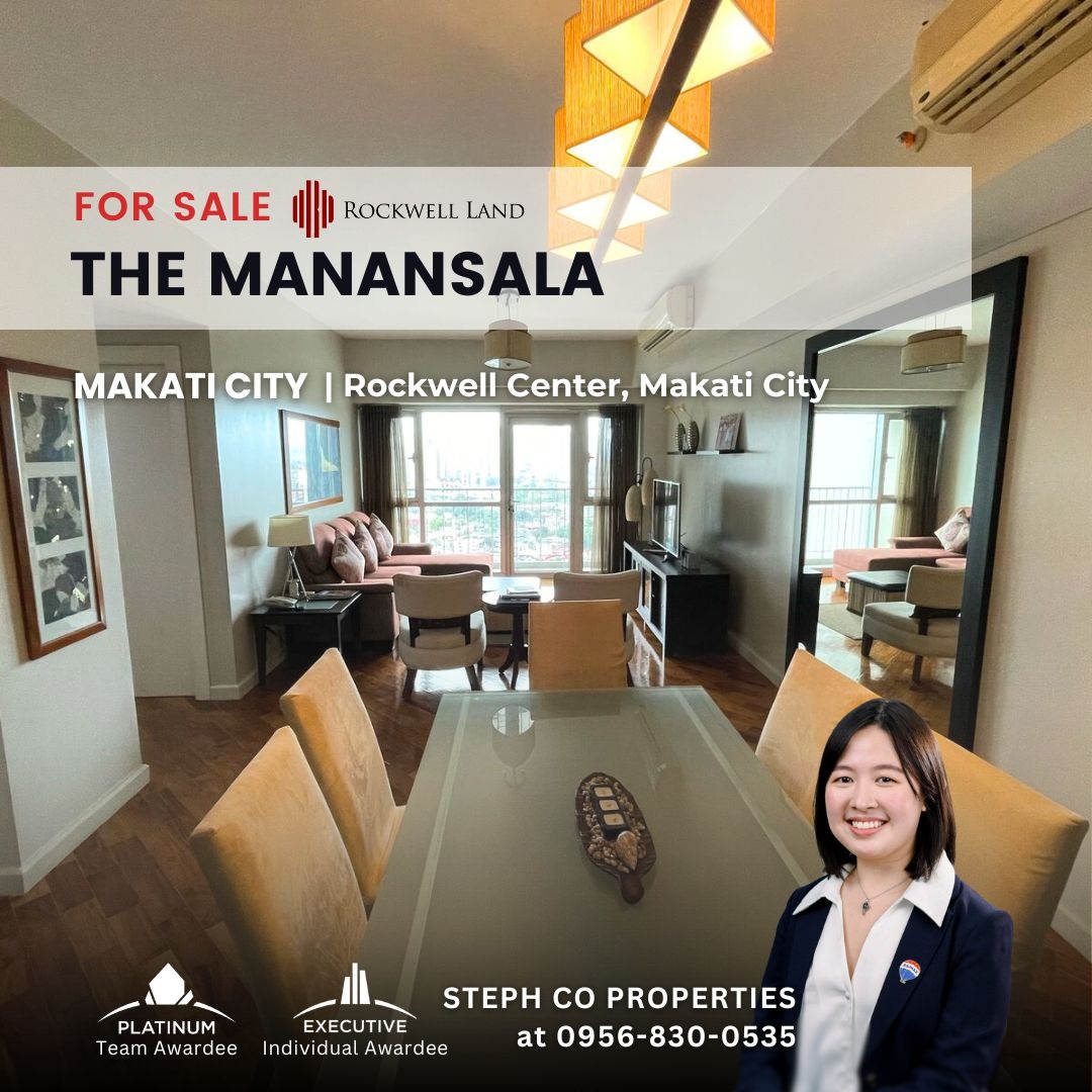 FOR SALE: The Manansala, Rockwell, 2BR Condo Unit in Makati (Direct ...