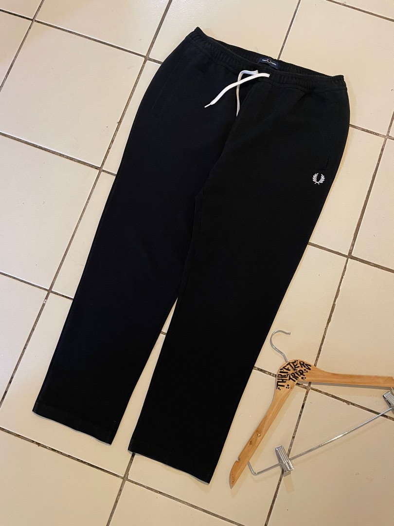 FRED PERRY REVERSE TRICOT TRACK PANTS, Men's Fashion, Activewear on ...