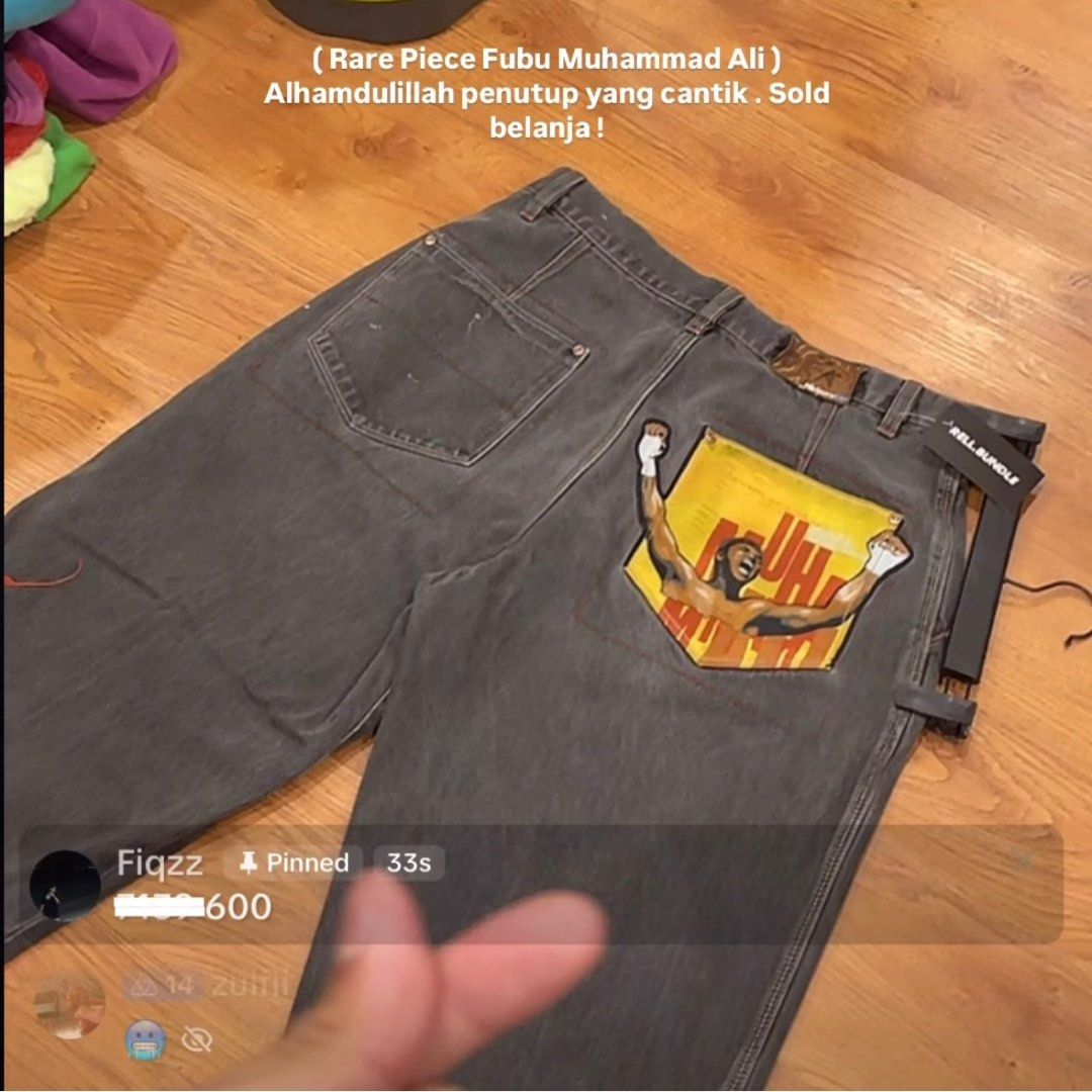 Fubu X Muhammad Ali, Men's Fashion, Bottoms, Jeans on Carousell