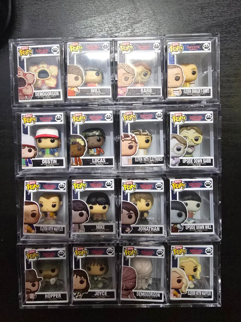Funko Bitty Pop Stranger Things Complete Set 16/16 | Includes All ...