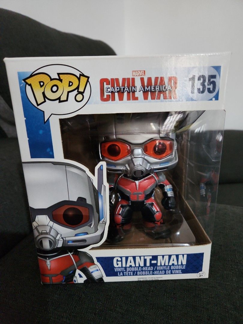 Funko Pop Super Size Pop Marvel Captain America Civil War Giant Man ...