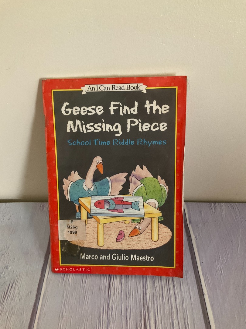 geese finds the missing piece, school time riddle rhyme - marco ...