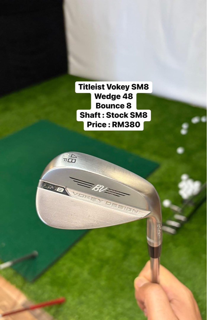 Golf Wedge 48 Titleist Vokey SM8, Sports Equipment, Sports & Games, Golf on Carousell