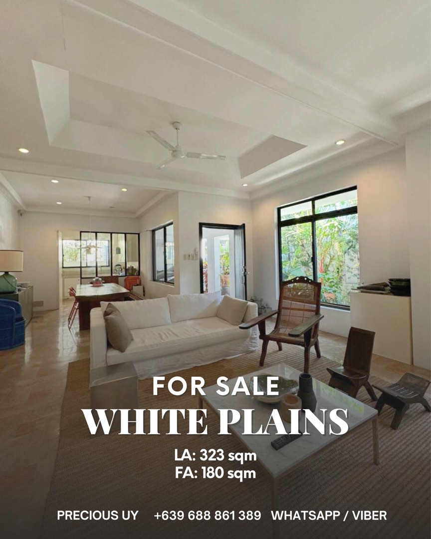 GOOD DEAL!!! HOUSE & LOT IN WHITE PLAINS, Property, For Sale, House ...