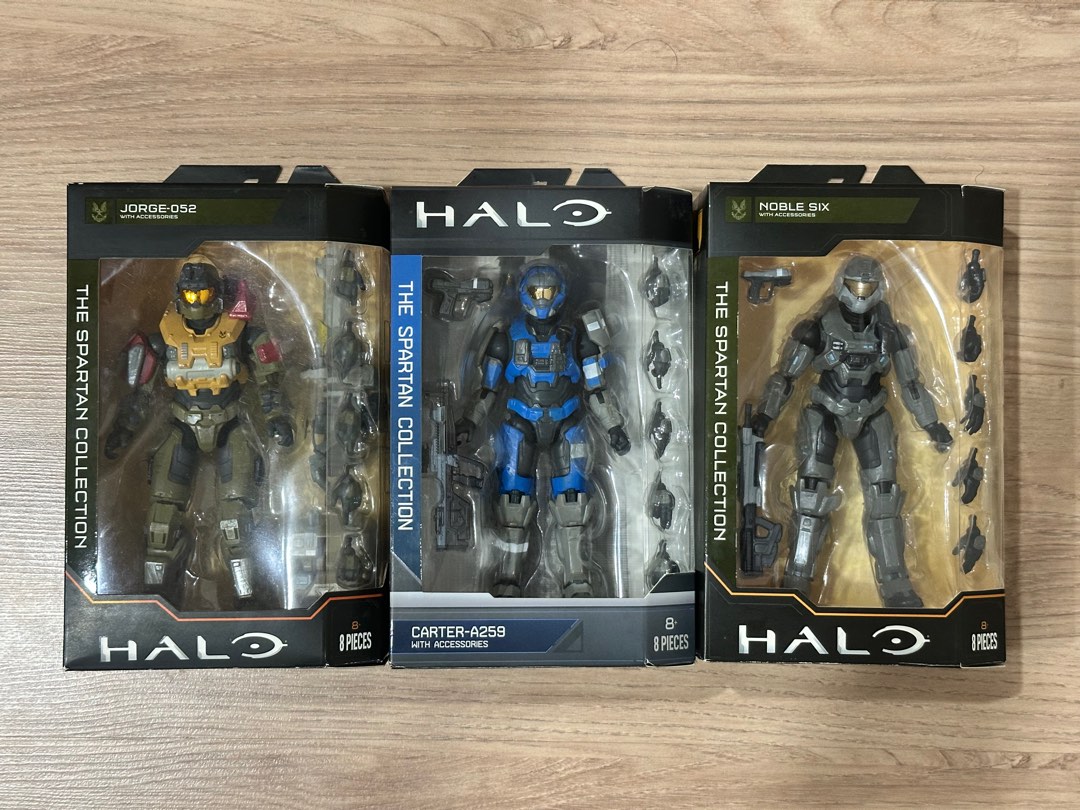 Halo The Spartan Collection: Noble six, Carter & Jorge, Hobbies & Toys ...
