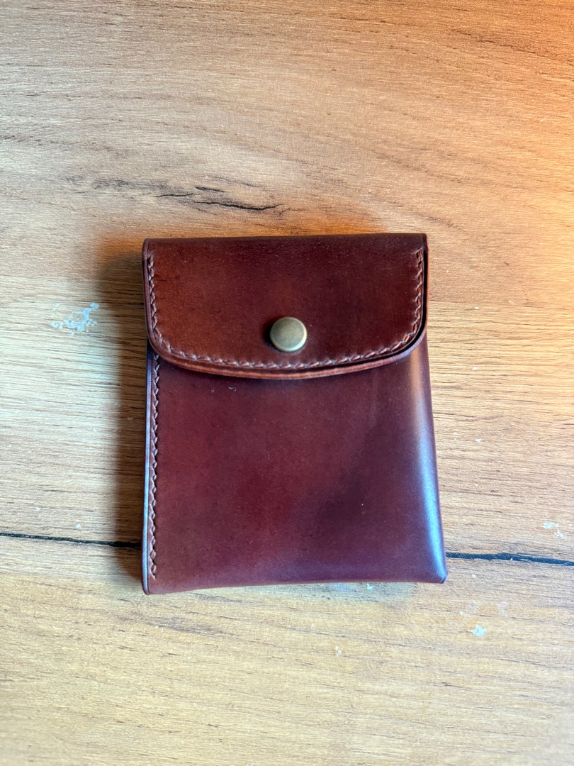 Horween marbled #8 shell cordovan snap wallet, Men's Fashion, Watches ...