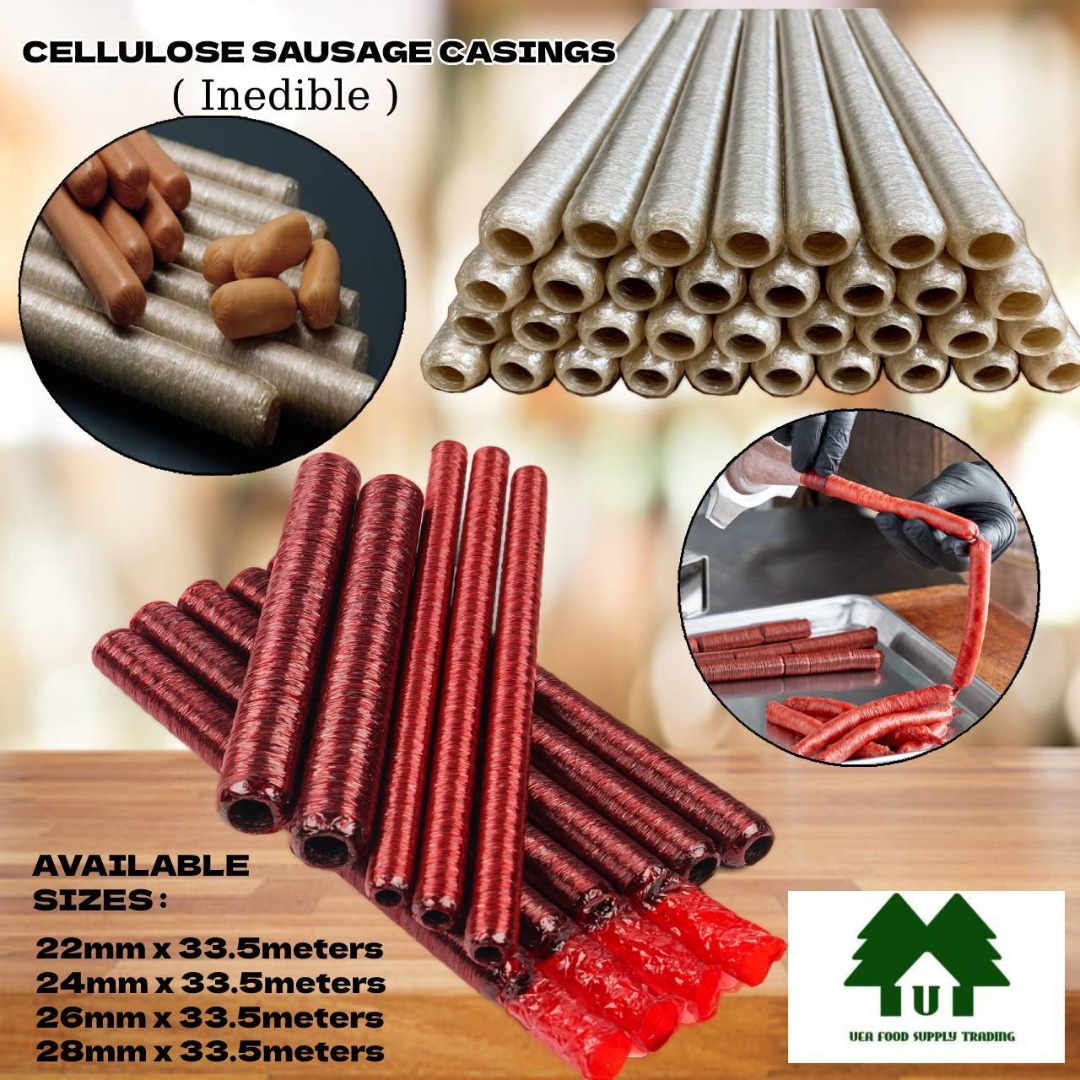 Hotdog Casing ( Cellulose Casing), Food & Drinks, Packaged & Instant ...