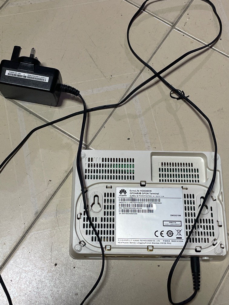 Huawei echolife HG8240H5 Gpon terminal modem for router, Computers ...