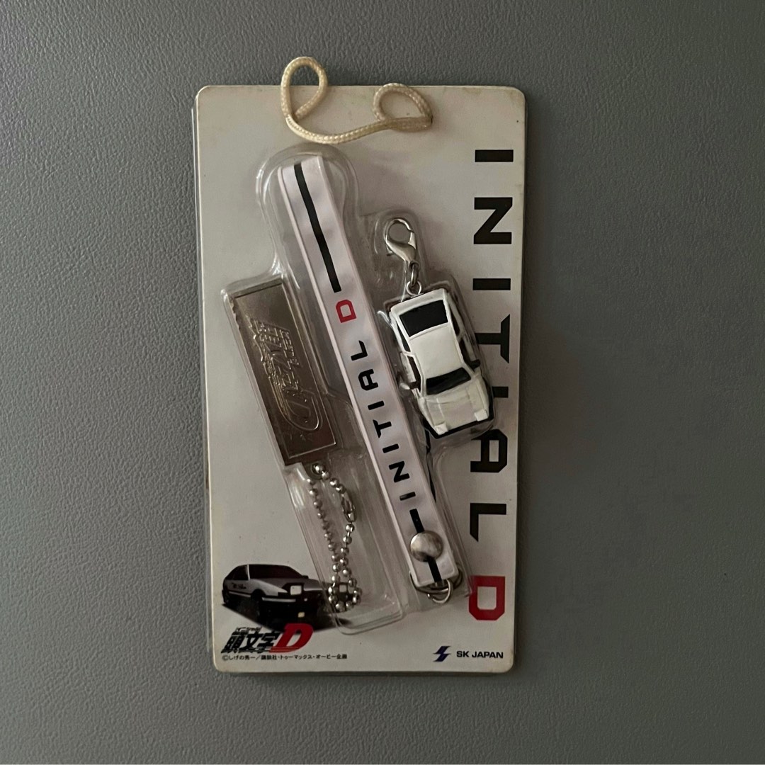 Initial D AE86 sprinter trueno phone strap keychain anime, Hobbies ...