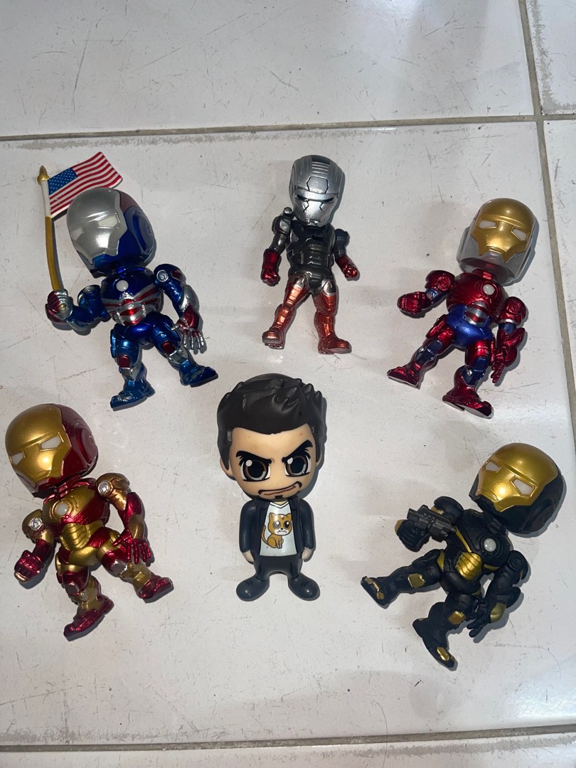 Iron man small scale figure set, Hobbies & Toys, Toys & Games on Carousell