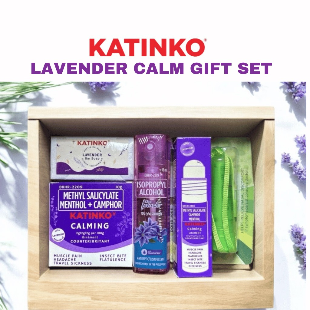 KATINKO LAVENDER CALM MINI GIFT SET - Ointment, Liniment Oil, Soap ...