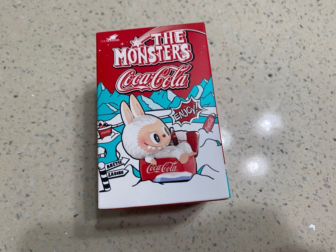 Labubu Cola Figurine, Hobbies & Toys, Toys & Games on Carousell