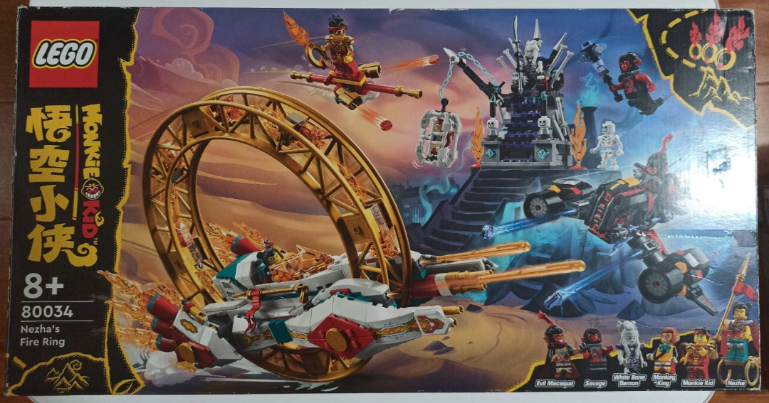LEGO MONKIE KID: Nezha's Fire Ring (80034), 興趣及遊戲, 玩具 & 遊戲類 - Carousell