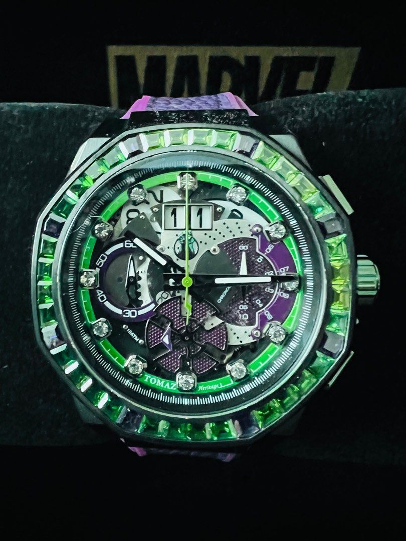 Limited Edition Marvel Hulk Tomaz Watch, Luxury, Watches on Carousell