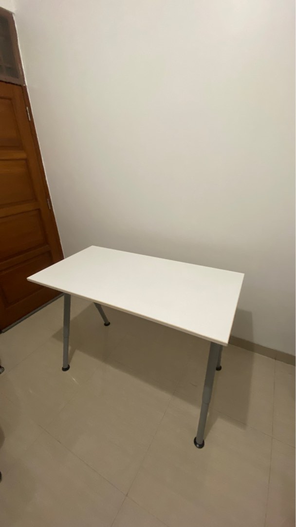 Meja Kerja IKEA - Kaki Meja Adjustable, Perabotan Rumah di Carousell