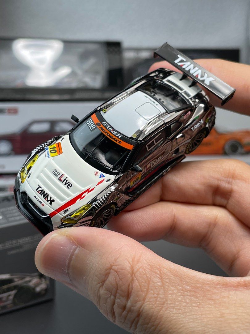 Mini GT #540 nissan GTR NISMO GT3 tanax gainer 2022, Hobbies & Toys, Toys & Games on Carousell