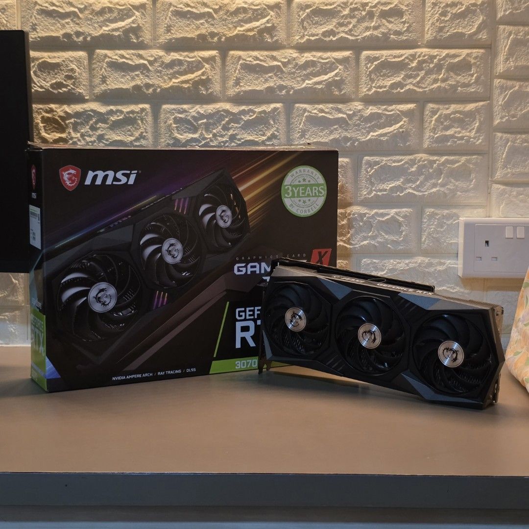 MSI Rtx 3070 8gb Gaming X Trio GPU Graphics Card [Nvidia Rtx 4060ti ...