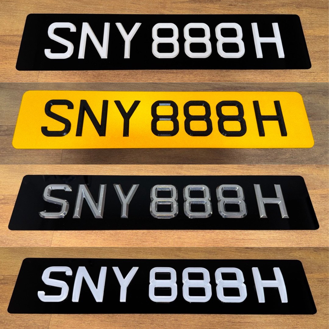 [NEW SPB/SNY SERIES] Number Plate Maker I LTA License Plate Maker | Car ...