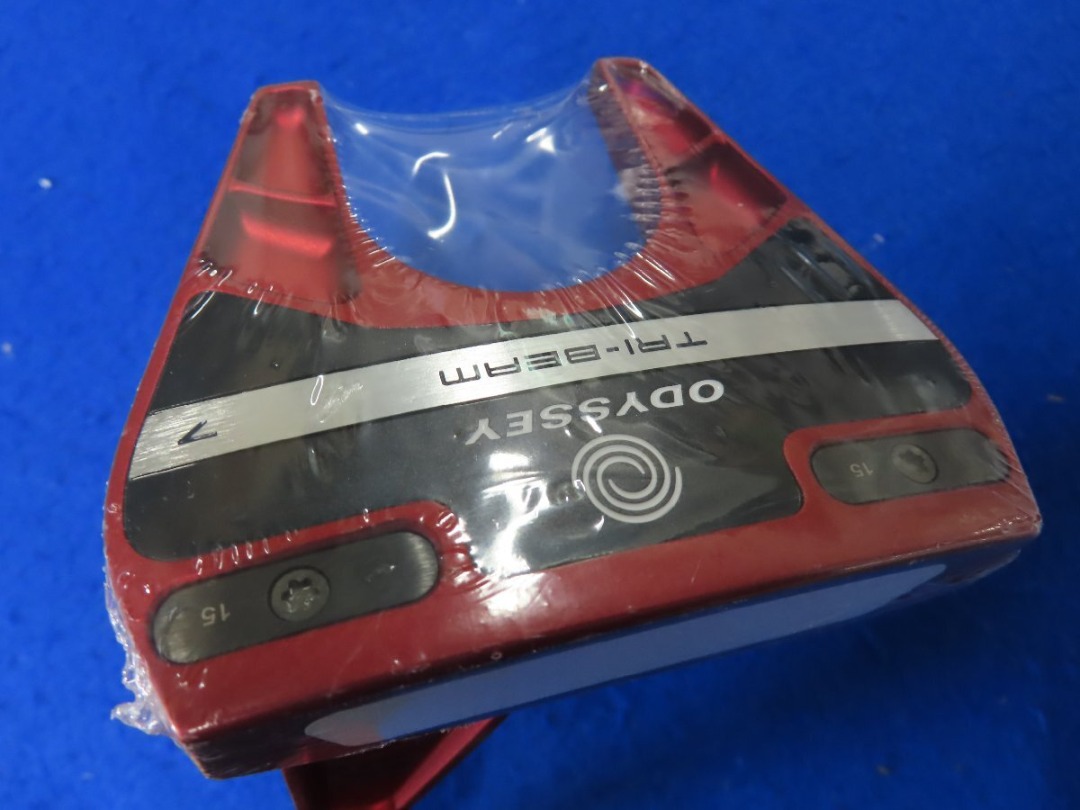 [New/Defective] Odyssey 2024 TRI BEAM RED Putter #7 (SEVEN) [34 inches] STROKE LAB 70 CLASS RED ...