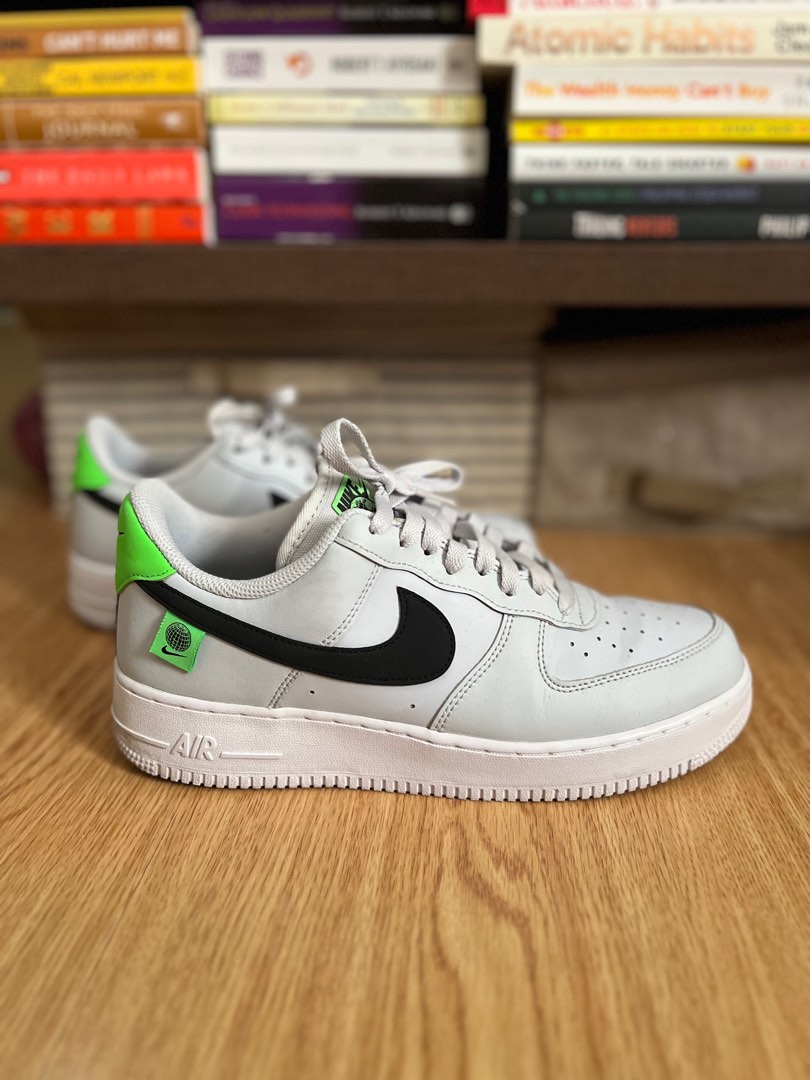 Nike Air Force 1 Low Worldwide Pack - Platinum Green Strike, Men's ...
