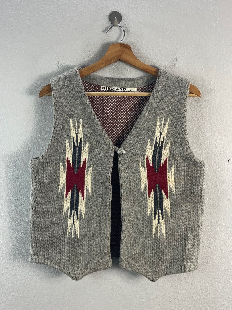 Niko And Japan Native Mexican Navajo Vest, Women's Fashion, Coats ...
