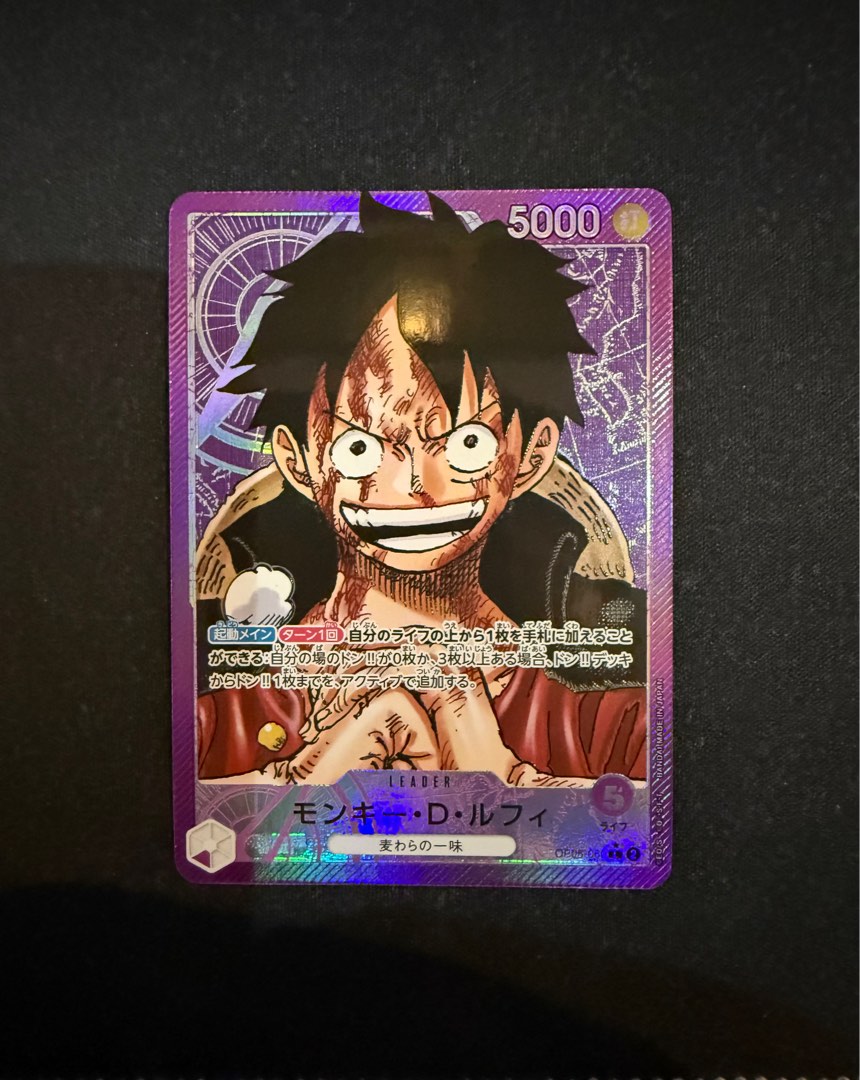 OP5 Luffy Leader OPTCG One Piece Card Game luffy ldr, Hobbies & Toys ...