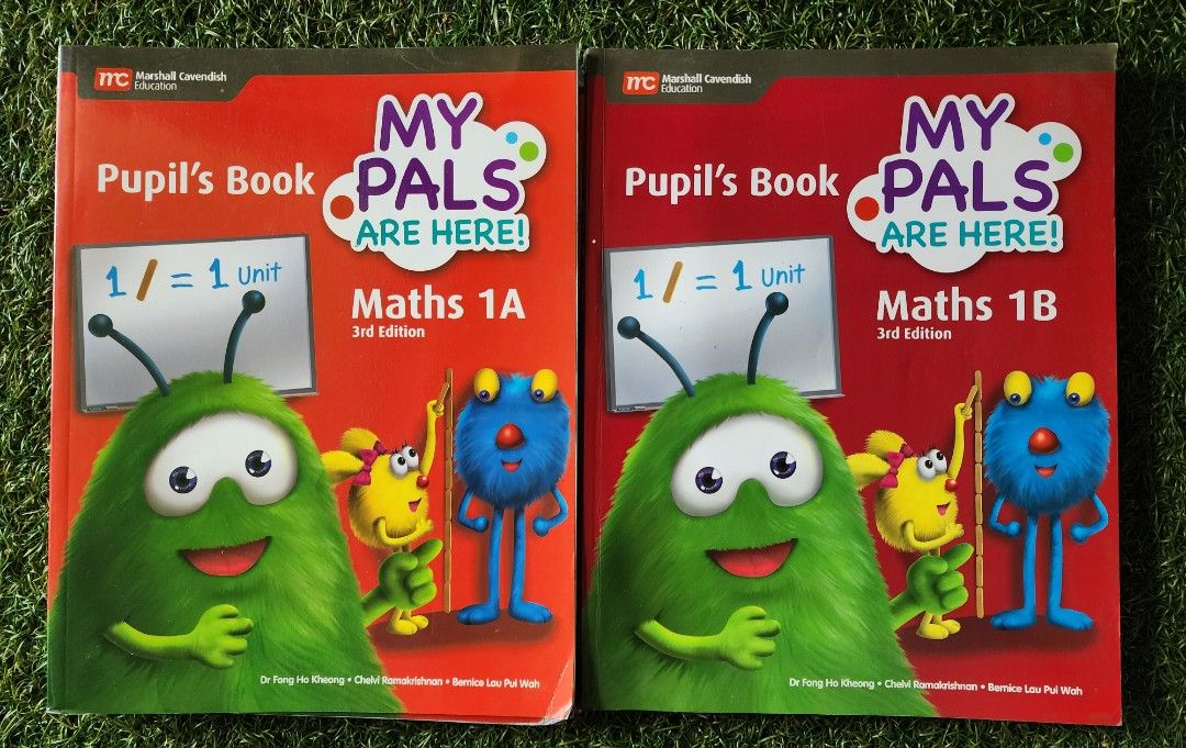 P1 Pri 1 Primary 1 Math Maths Mathematics textbook My Pals Are Here 1A ...