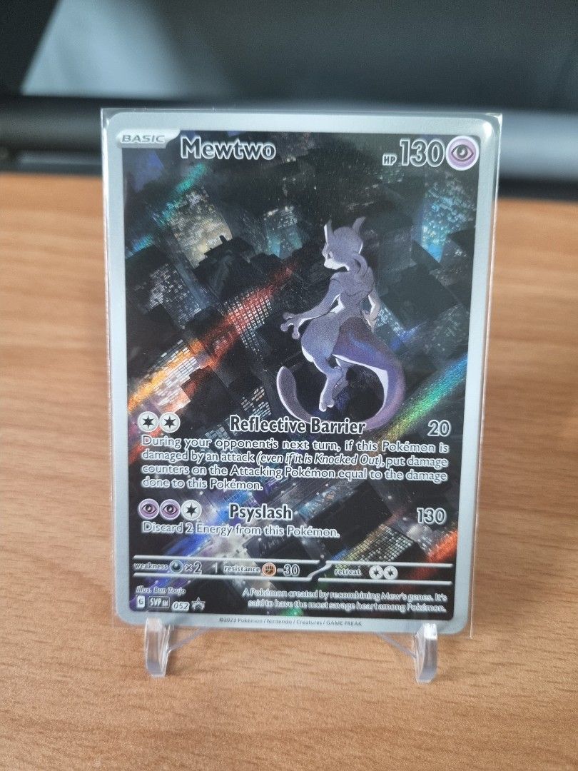 Pokemon Mewtwo Illustration Rare 151 Ultra Premium Collection UPC Promo ...