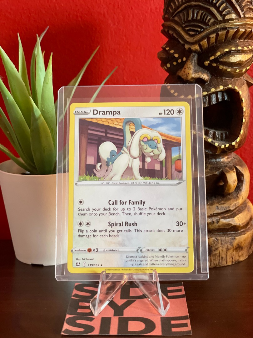 Pokemon TCG Card - Drampa (Battle Styles, #119/163, Rare), Hobbies ...