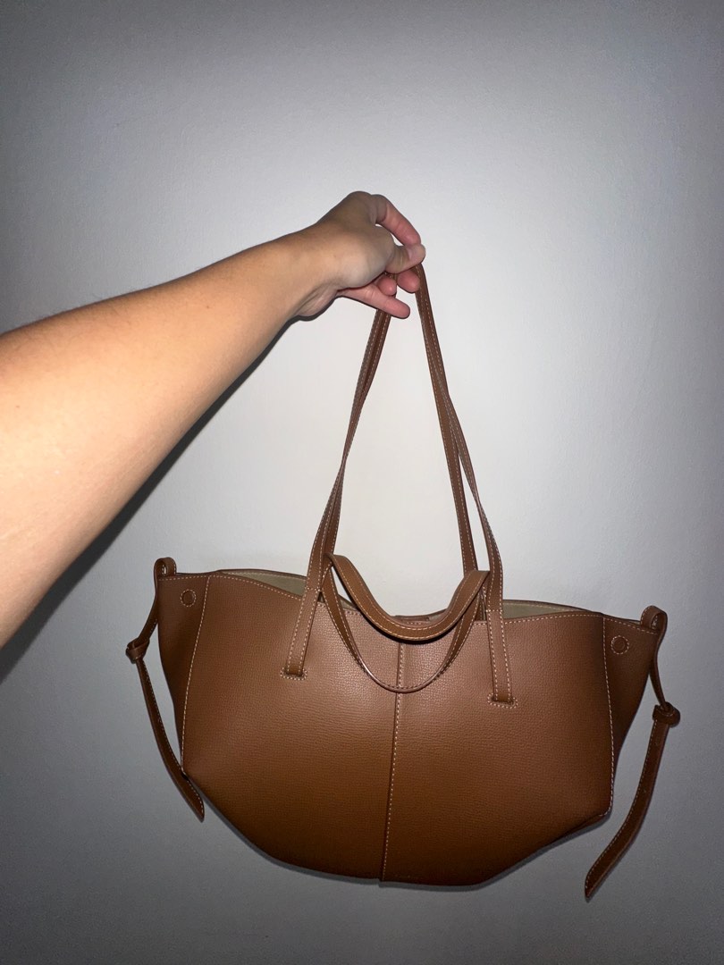 Polene Mini Cyme in Camel, Luxury, Bags & Wallets on Carousell