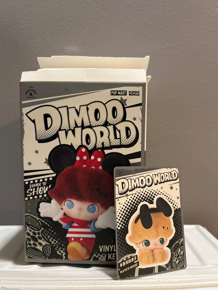 Popmart Dimoo World Disney Vinyl Plush Pendant - Pluto, Hobbies & Toys ...