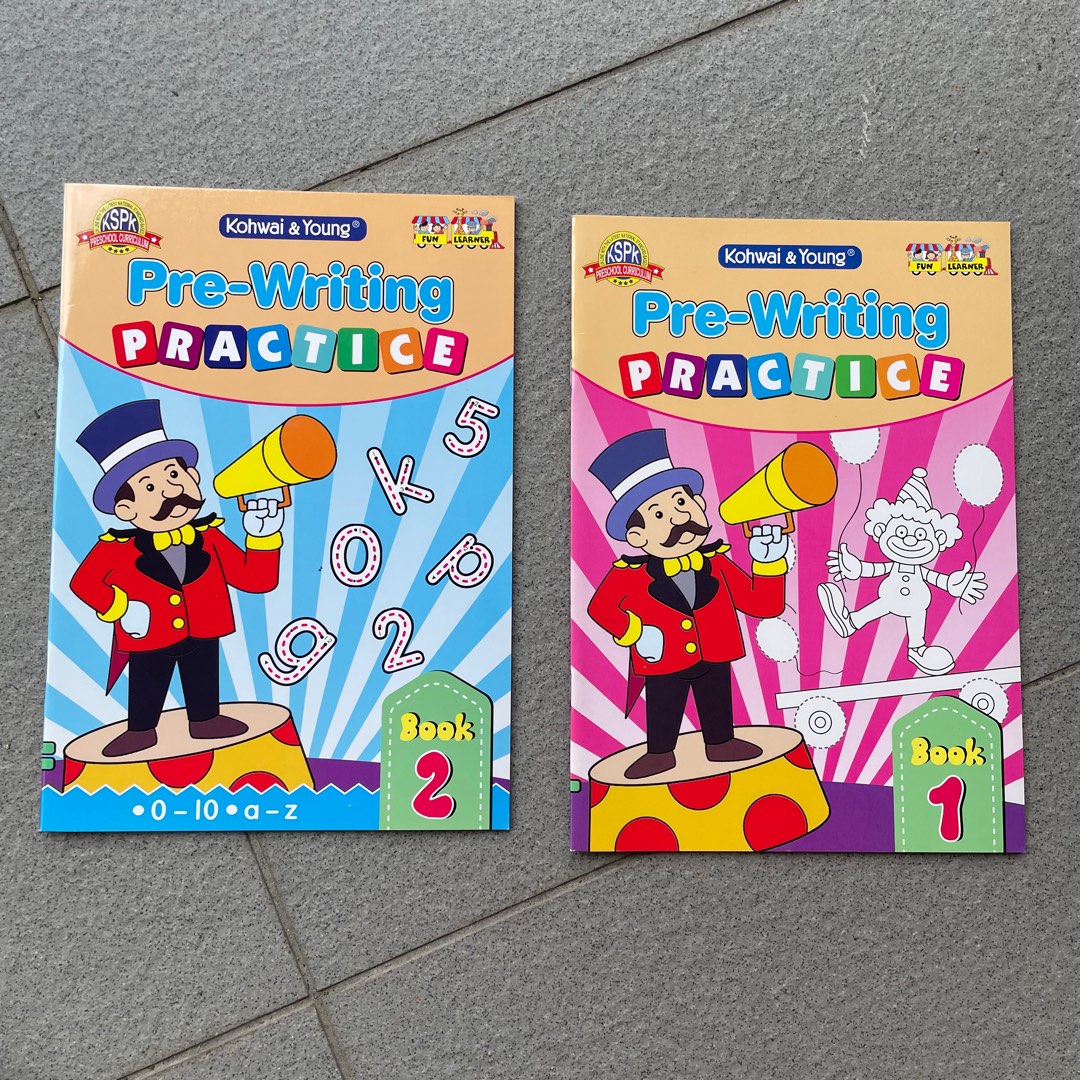 Practice Writing Exercise Books Set, Hobbies & Toys, Books & Magazines ...