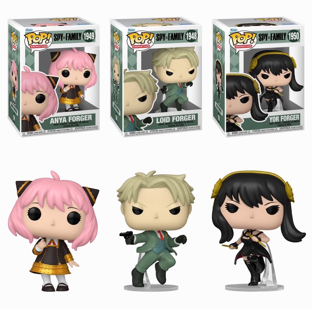 (Preorder) Funko Pop: Spy x Family - Loid Forger 1948, Anya Forger 1949 ...