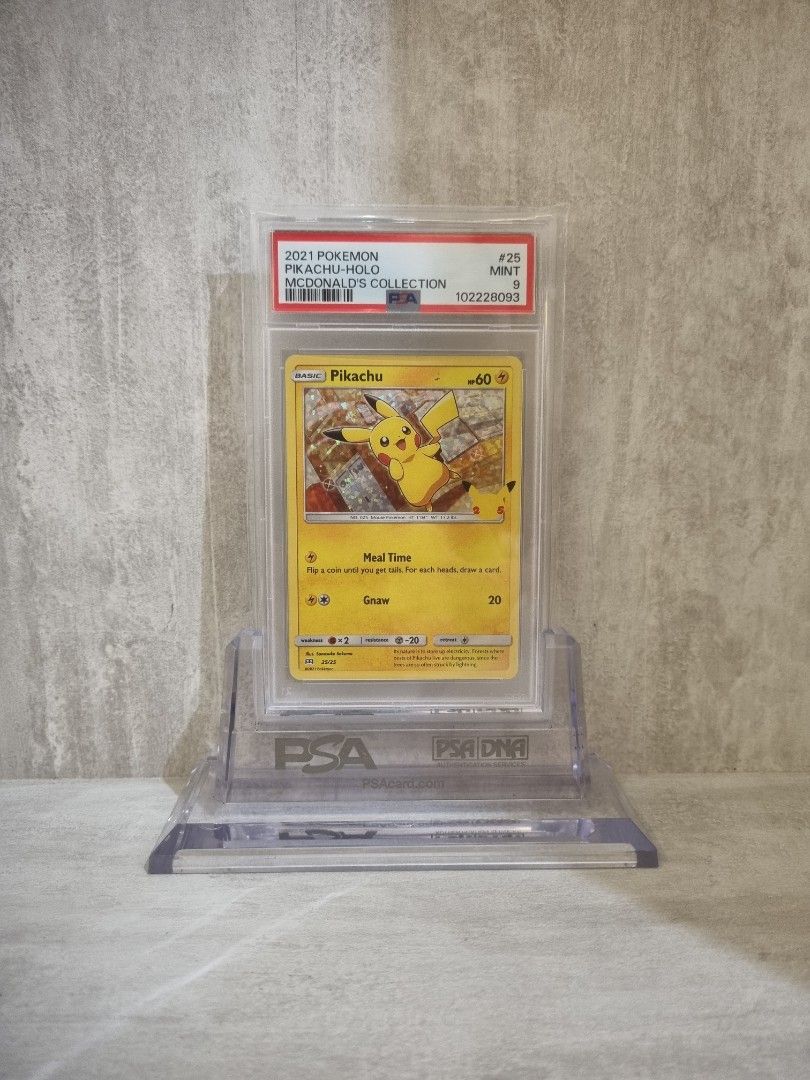 [PSA 9] 2021 POKEMON MCDONALD'S COLLECTION #25 PIKACHU-HOLO, Hobbies ...