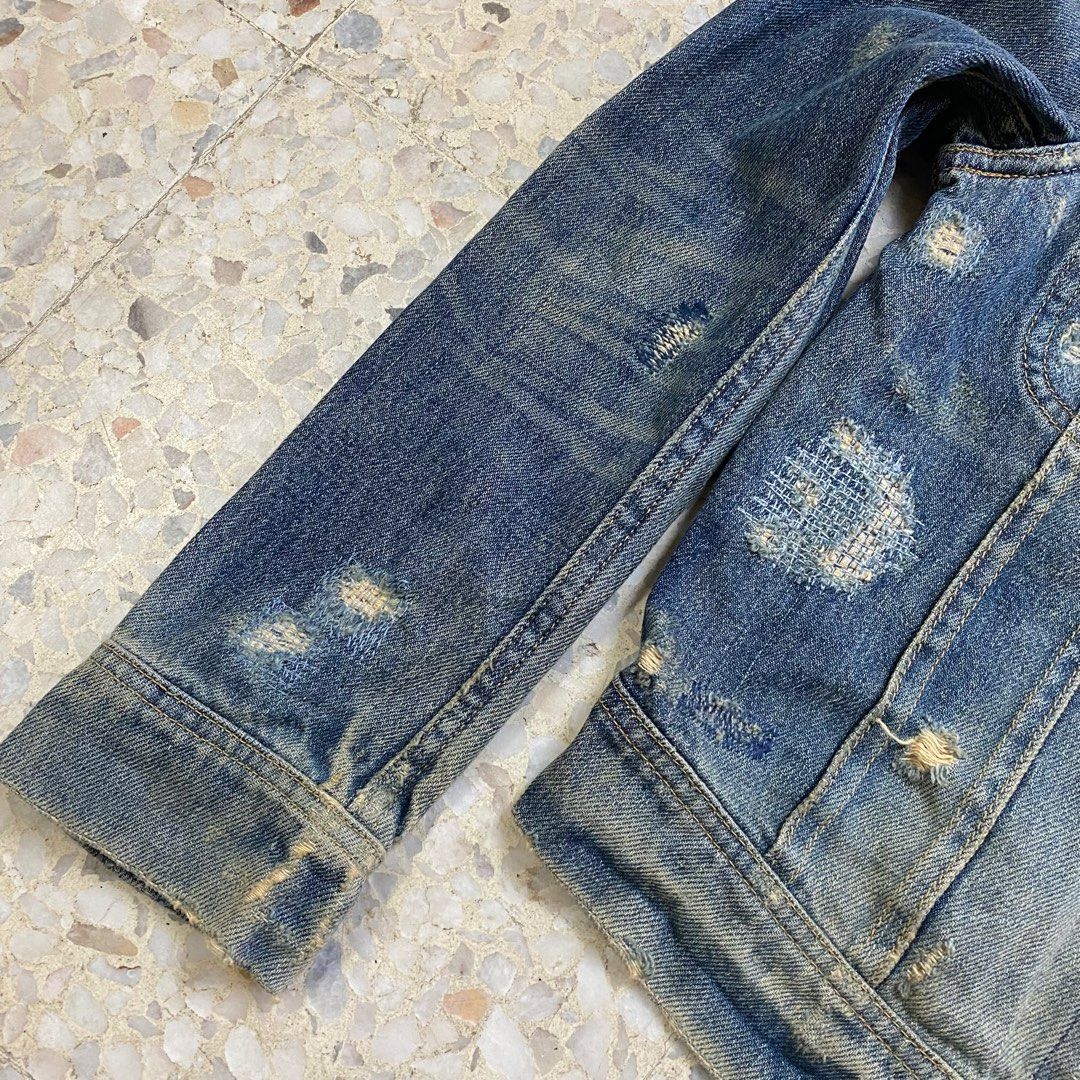 Ralph lauren denim jacket rrl, Men's Fashion, Activewear on Carousell