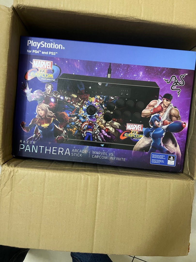 Razer Panthera Marvel vs Capcom fightstick, Video Gaming, Gaming ...