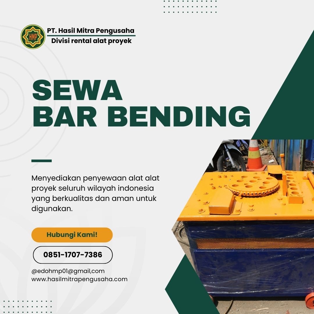 Sewa Bar Bender Toli-Toli Provinsi Sulawesi Tengah | Sewa Bar Bending ...
