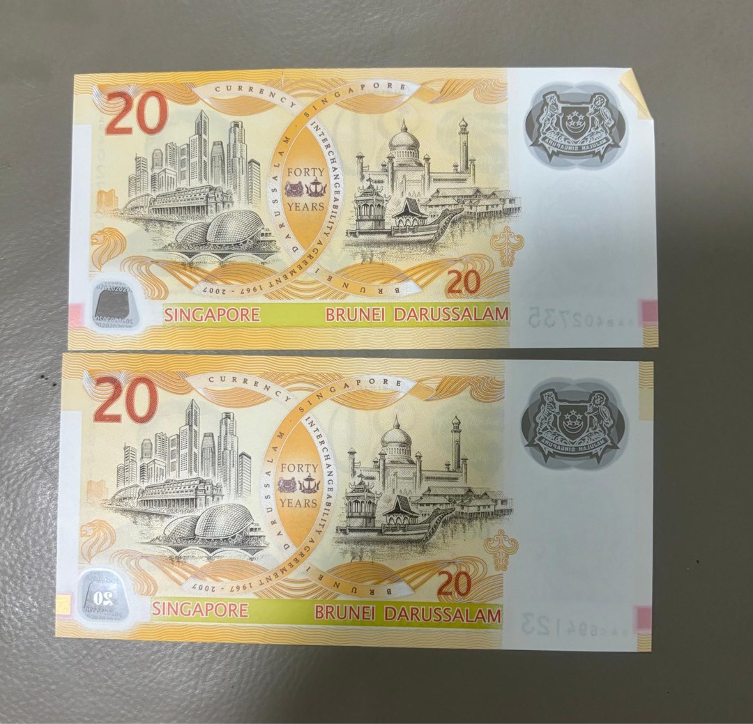 SG Brunei $20 Notes, Hobbies & Toys, Memorabilia & Collectibles ...
